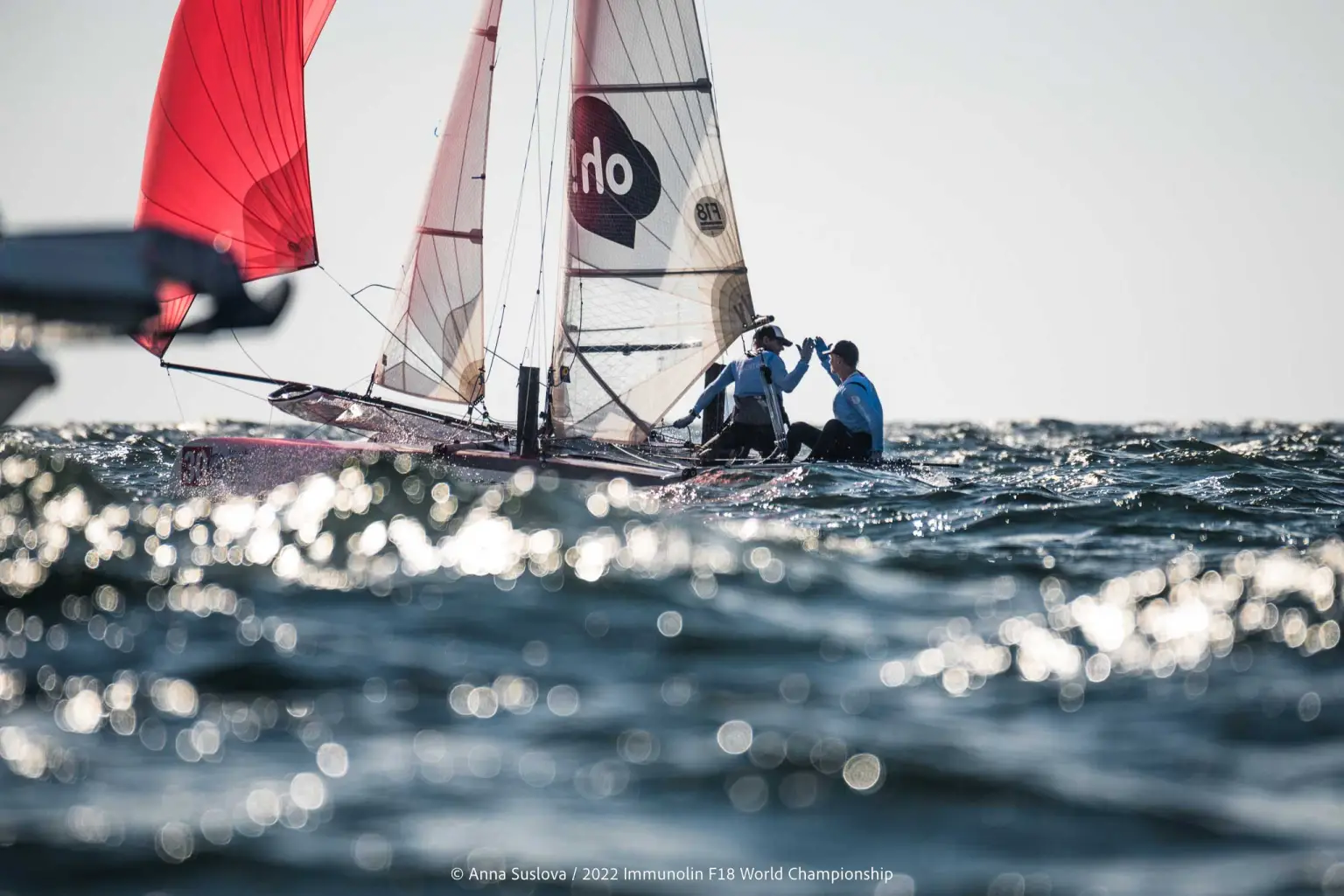 Champagne sailing on Worlds Day 3 at Clearwater Beach - International ...